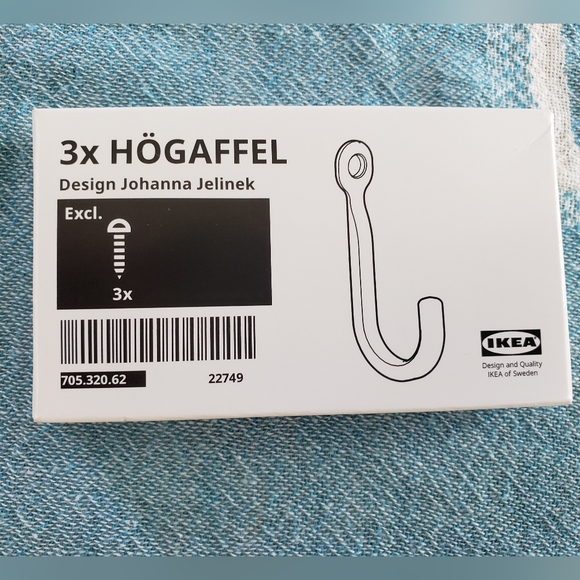 IKEA | Wall Decor | Ikea Set Of 3 Metal Wall Hooks | Poshmark
